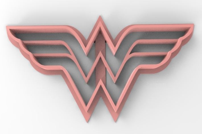 Wonder Woman Logo Cookie Cutter - JustinAndDexter